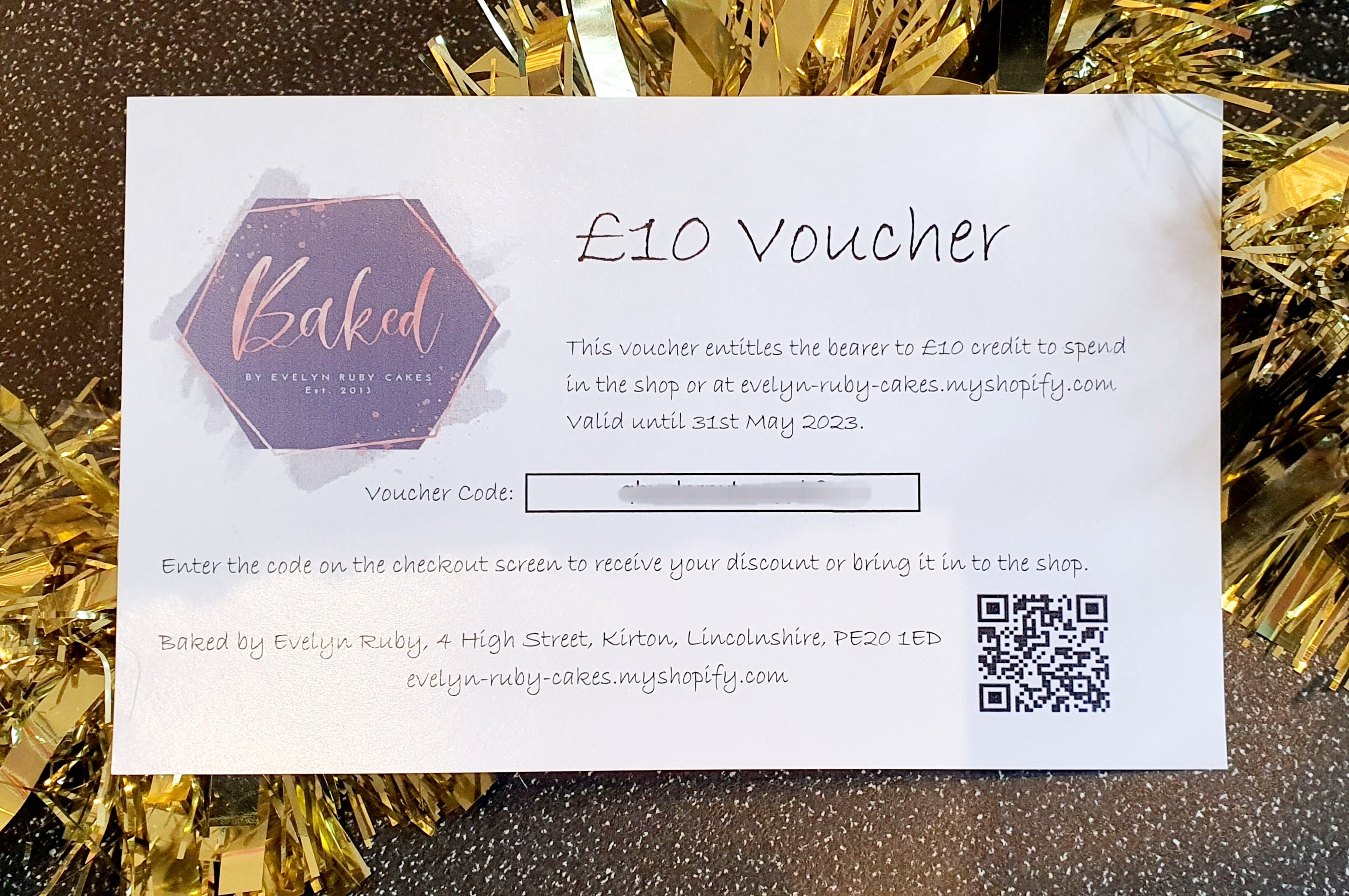 £5 Gift Voucher – Evelyn's Bakery
