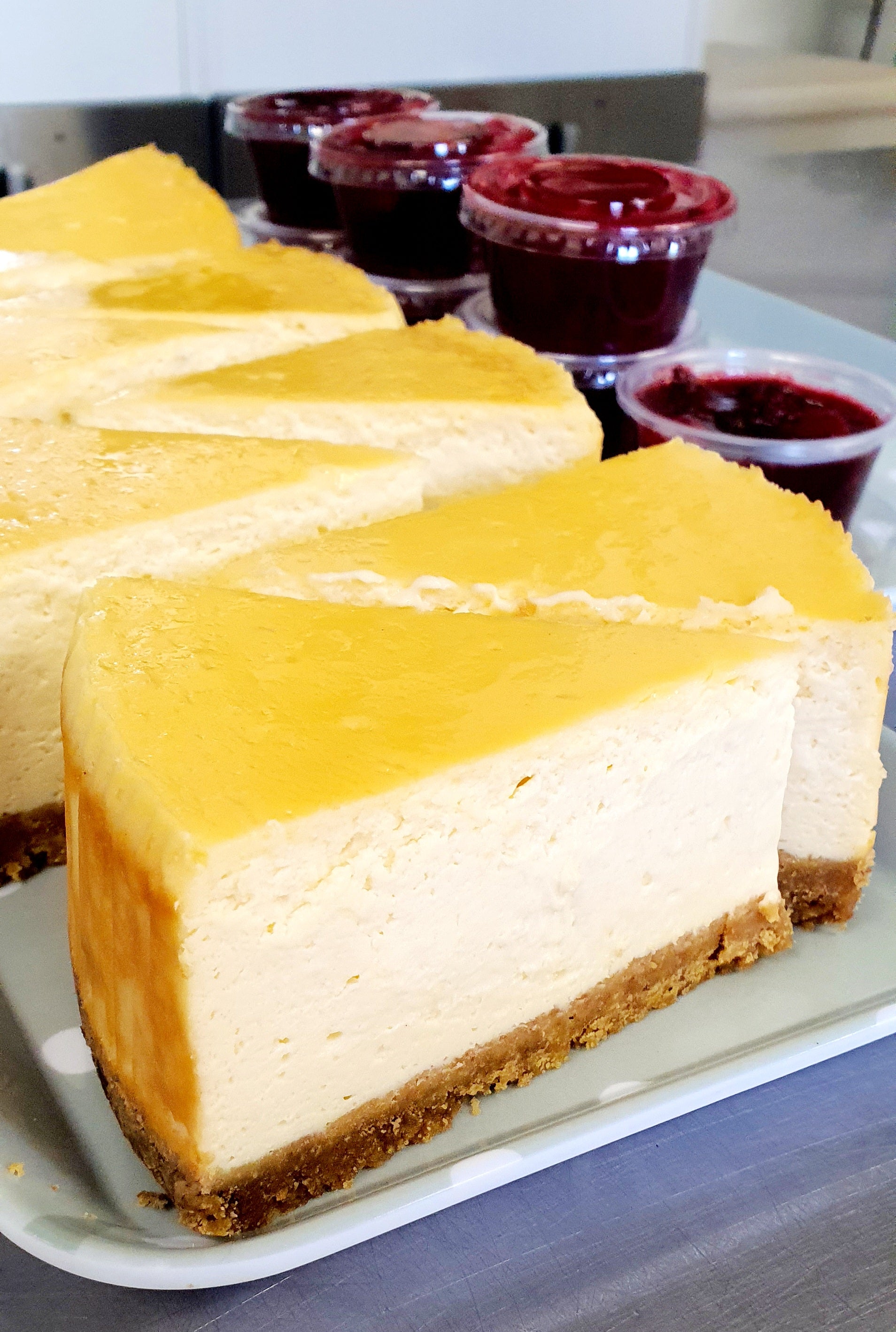 New York Baked Cheesecake - Mother's Day Week Pre Order – Evelyn's Bakery